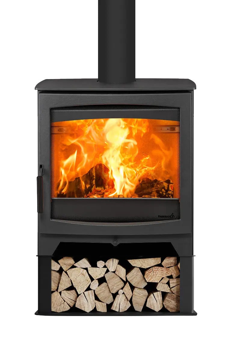 Hunter Stoves Parkray Aspect 8 with High Log Stand - Horizon Leisure
